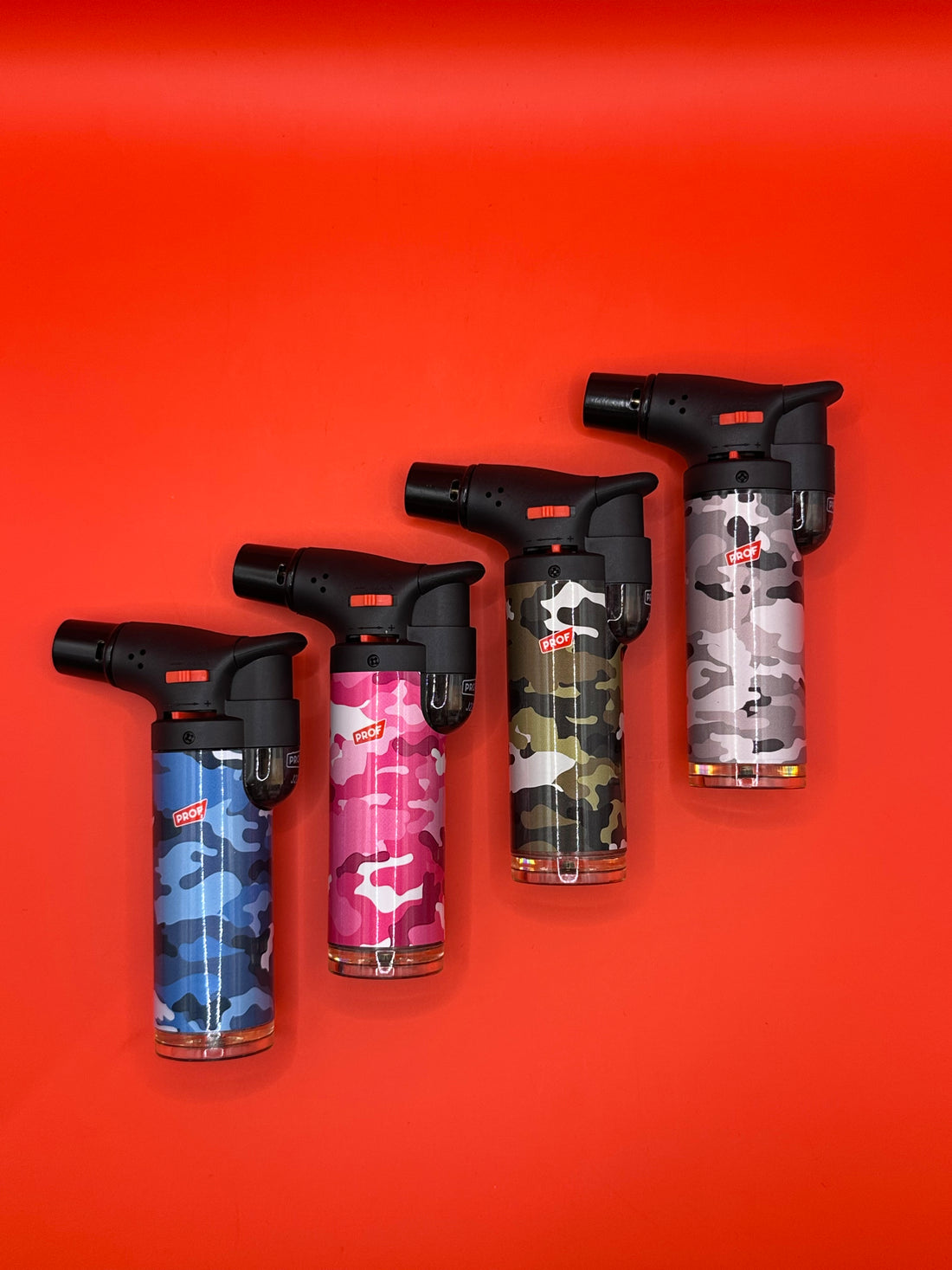 PROF Blue Flame Easy Torch Camouflage Jet Lighter | UK Delivery – The ...
