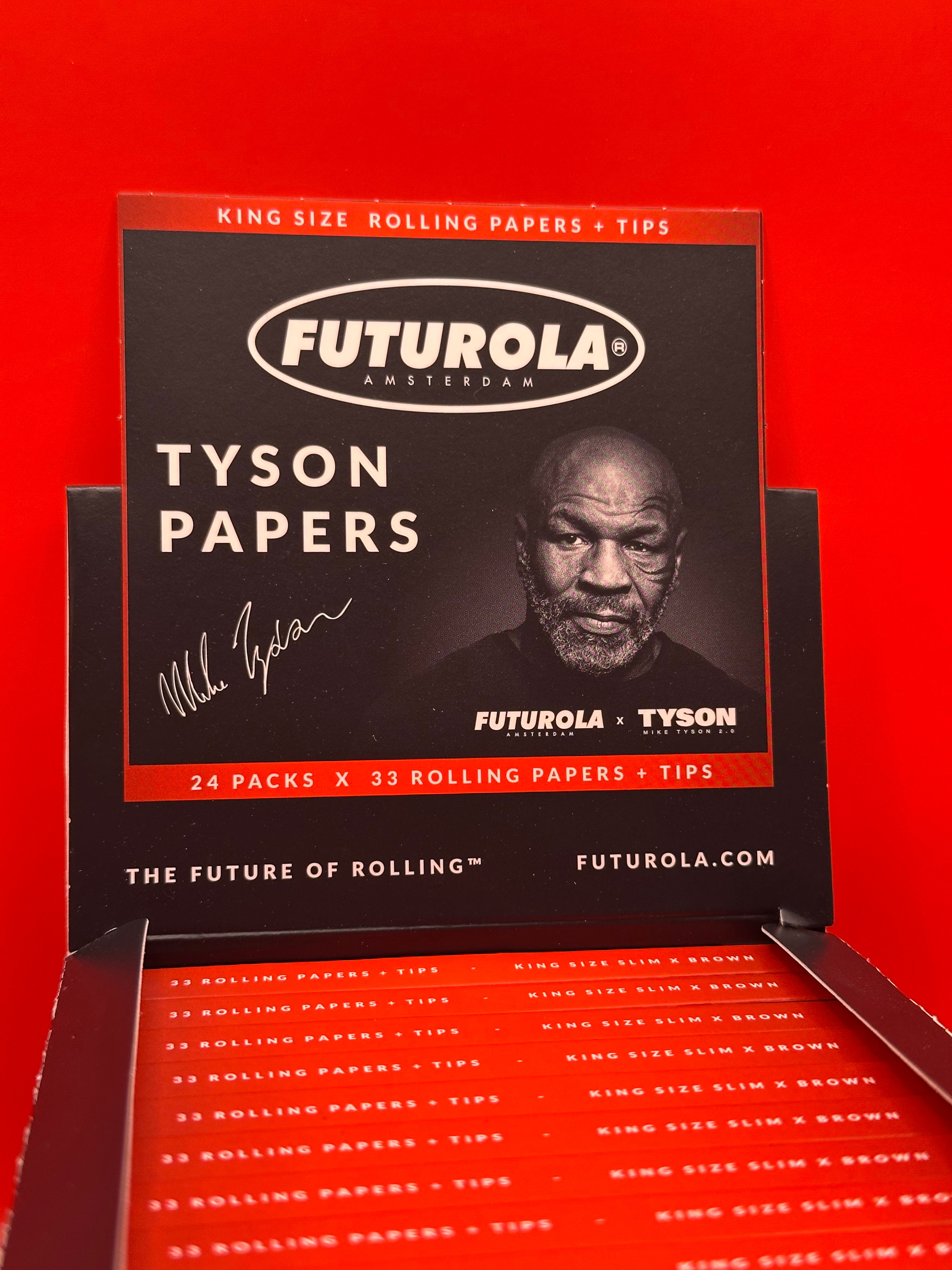 TYSON 2.0 X FUTUROLA King Size Rolling Papers + Tips | UK Delivery ...